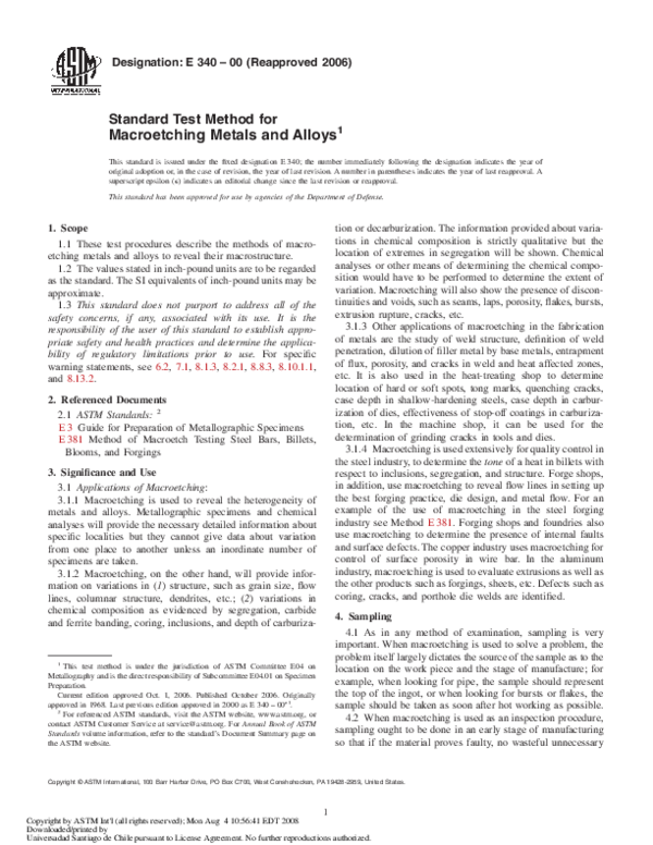 (PDF) Standard Test Method for Macroetching Metals and Alloys
