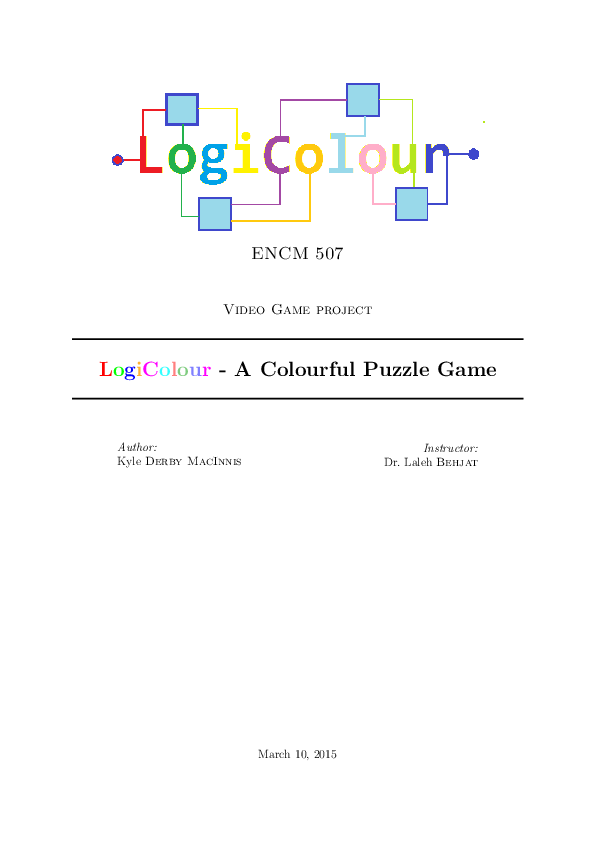 (PDF) LogiColour: Colour Logic Game