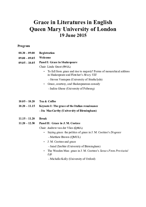 (PDF) Schiller's Concept of Grace and its English Sources