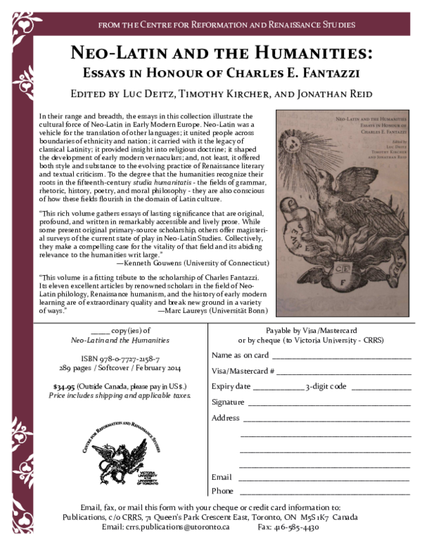 (PDF) Vol. 32: Luc Deitz, Timothy Kirchner, and Jonathan Reid (eds ...