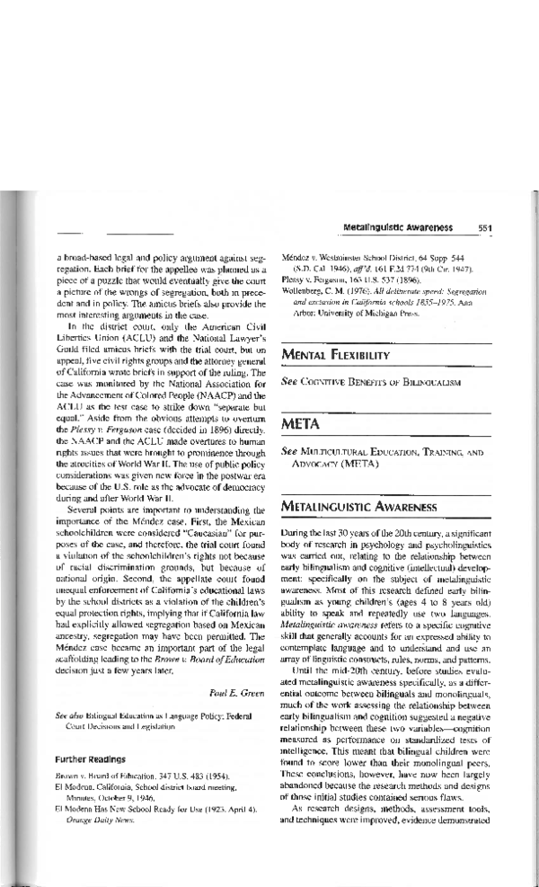 (PDF) Metalinguistic Awareness