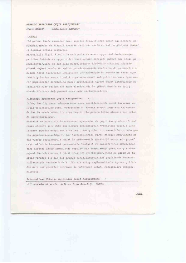 (PDF) Biralik Arpalarda Cesit Karisimlari