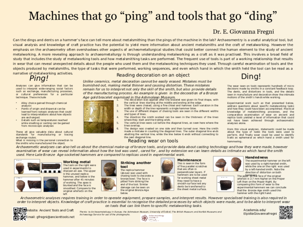 (PPT) Machines that go Ping and Tools that go Ding (Poster)