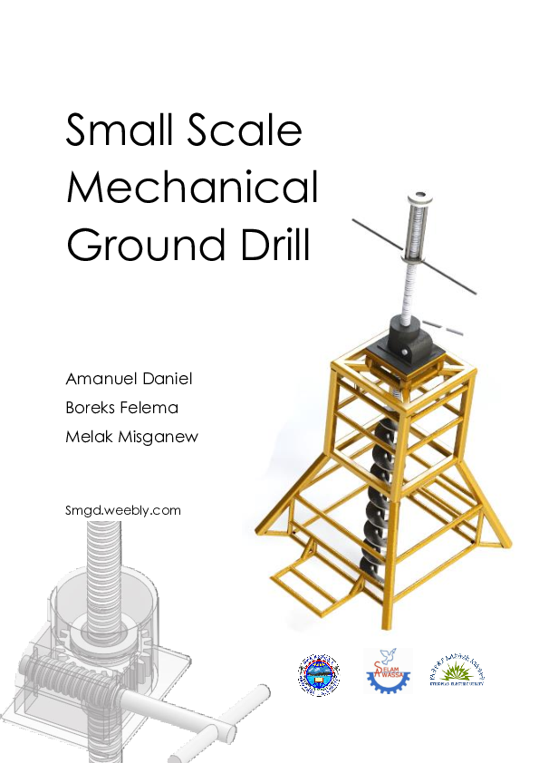 (PDF) Small scale mechanical ground drill