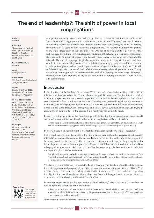 Pdf Church Administration Handbook Dr Peter A Rivers Phd Edd M Ch