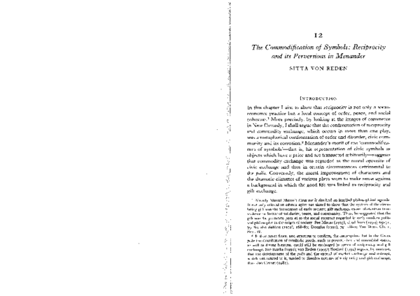(PDF) The Commodification of Symbols: Reciprocity and its Perversions ...