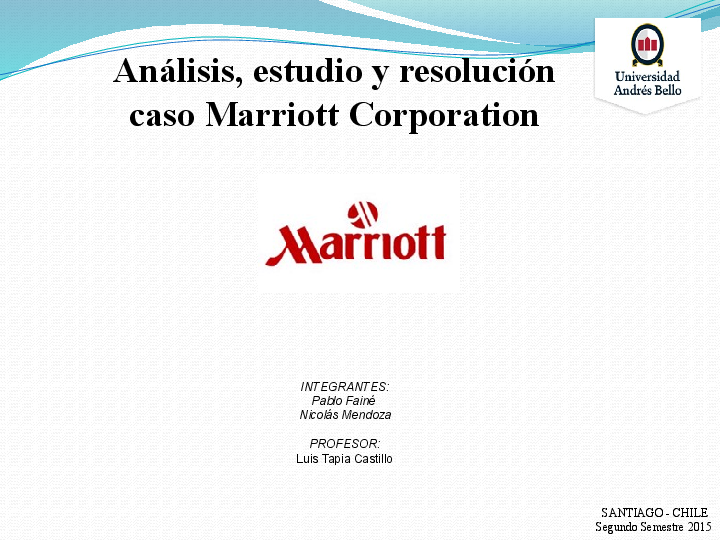 (PPT) PPT caso Marriott