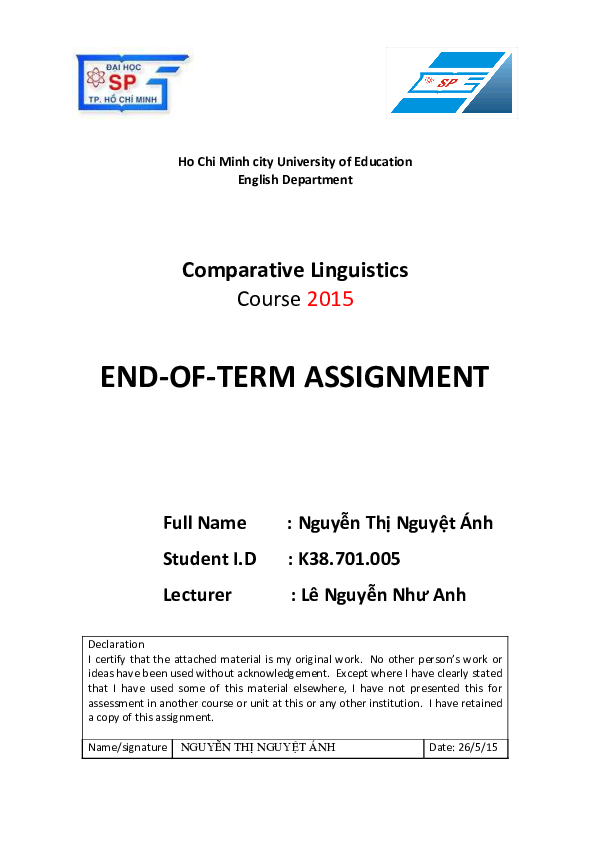 (PDF) END-OF-TERM ASSIGNMENT