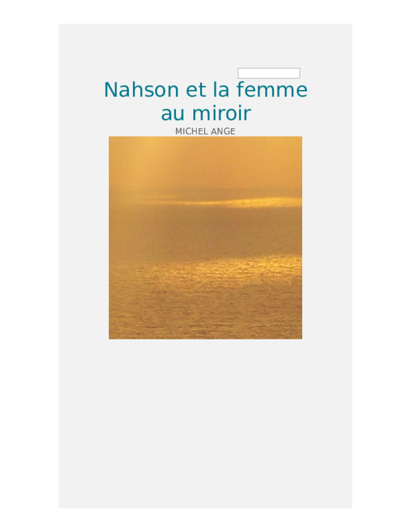 (DOC) Représentation de Nahson fils d'Amminadav de la tribu de Juda