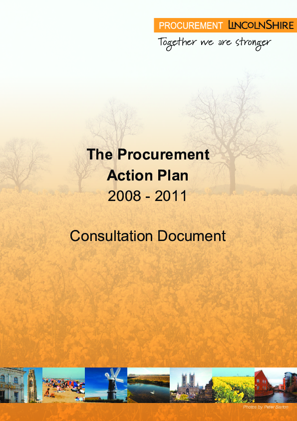 (PDF) CONTENTS Introduction to The Procurement Action Plan