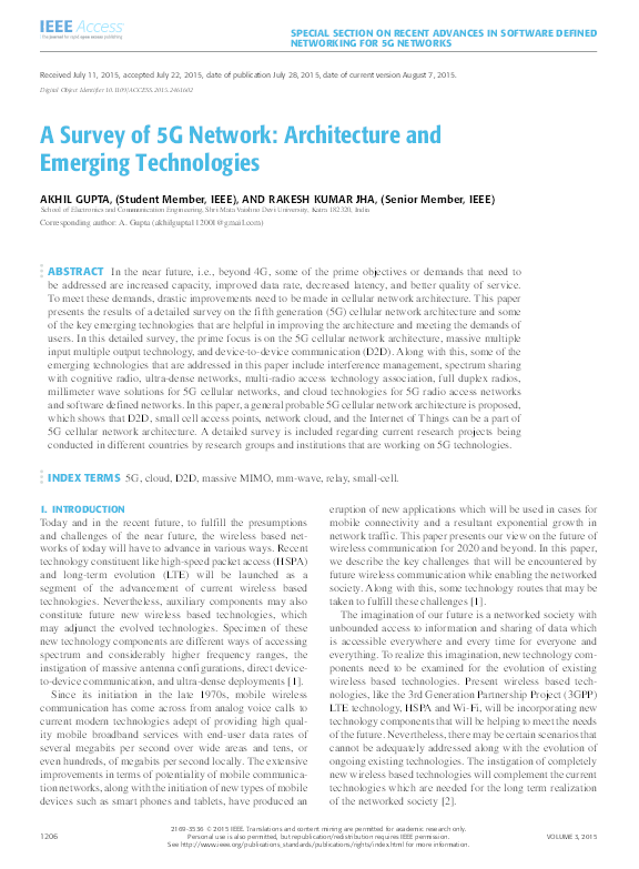 5g mmwave small cell networks architecture self organization and management