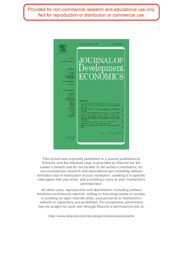 (PDF) Financial liberalization, financial sector development and growth ...