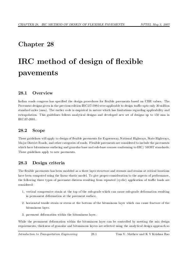 (PDF) CBR ROAD DESIGN