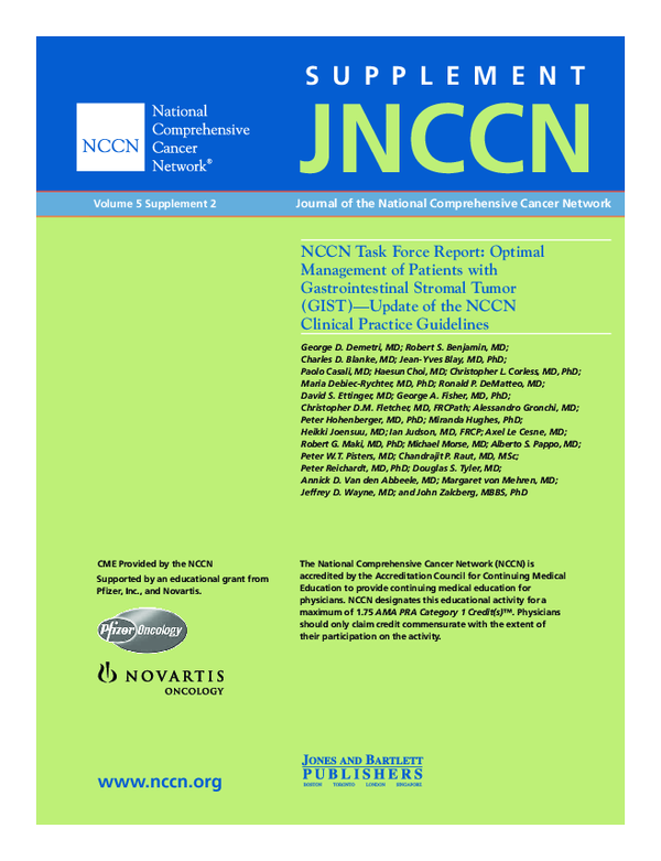 (PDF) Management of Patients with Gastrointestinal Stromal Tumor (GIST ...