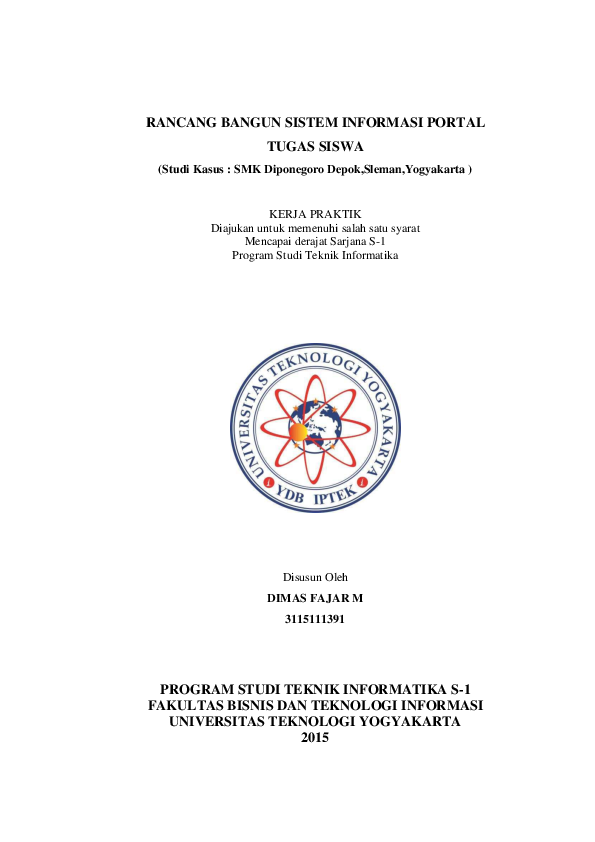 (PDF) Sistem Informasi E-learning