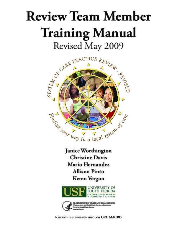 (PDF) Review Team Member Training Manual