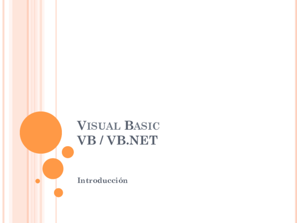 (PDF) Introduccion a Visual Basic