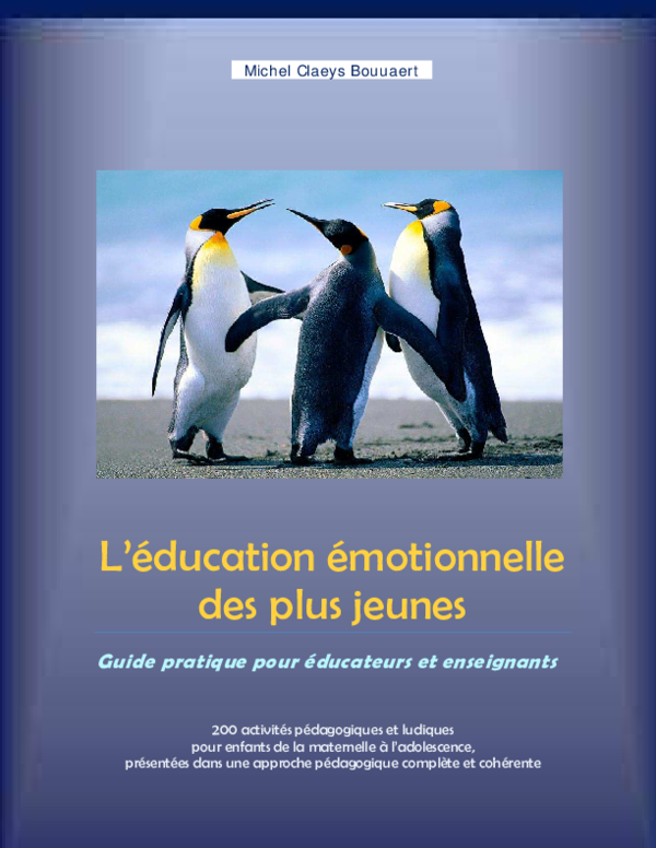 (PDF) L’éducation émotionnelle