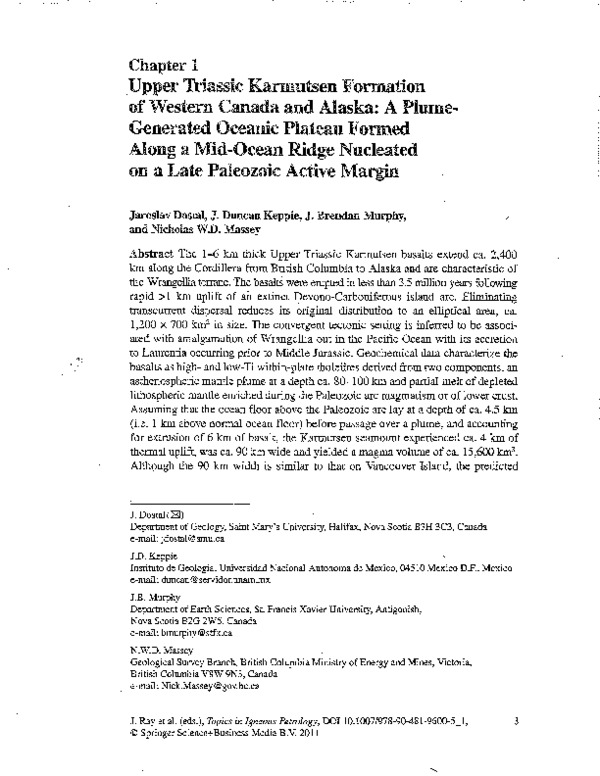 (PDF) Upper Triassic Karmutsen Formation of Western Canada and Alaska ...