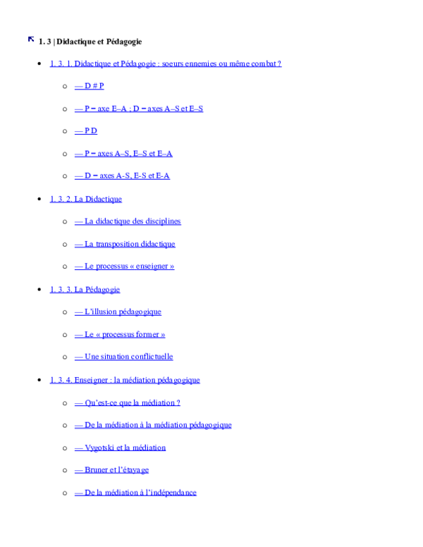 Distinction entre didactique et pédagogie - SAVIE