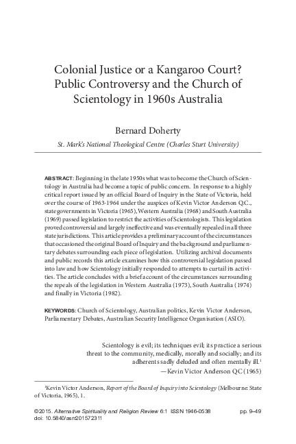 (PDF) Colonial Justice or a Kangaroo Court? Public Controversy and the ...