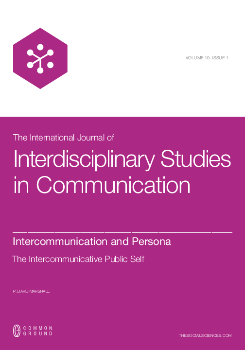(PDF) Intercommunication and Persona: Intercommunicative Public Self