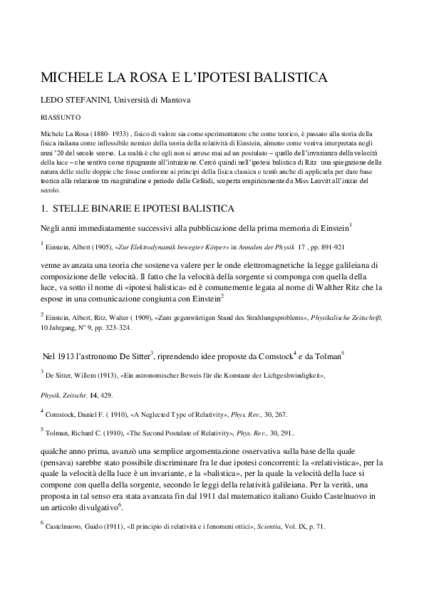 (PDF) MICHELE LA ROSA