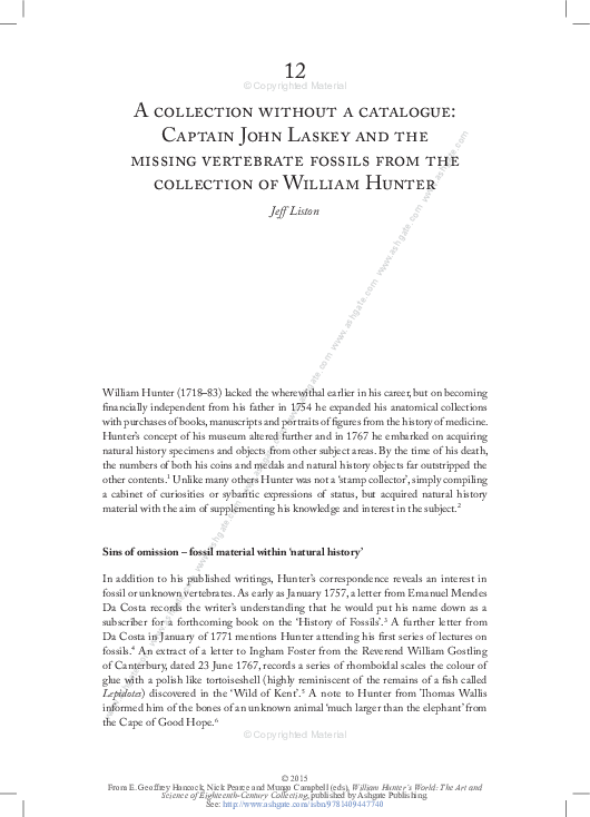 (PDF) A collection without a catalogue: Captain John Laskey and the ...