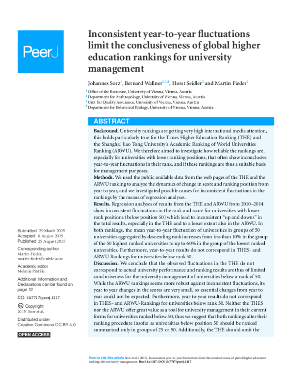 (PDF) Inconsistent year-to-year fluctuations limit the conclusiveness ...