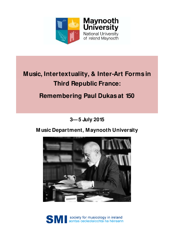 (PDF) Music, Intertextuality, and Inter-Art Forms in Third Republic ...