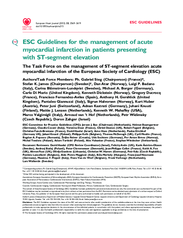 (PDF) Guidelines ESC 2012 STEMI
