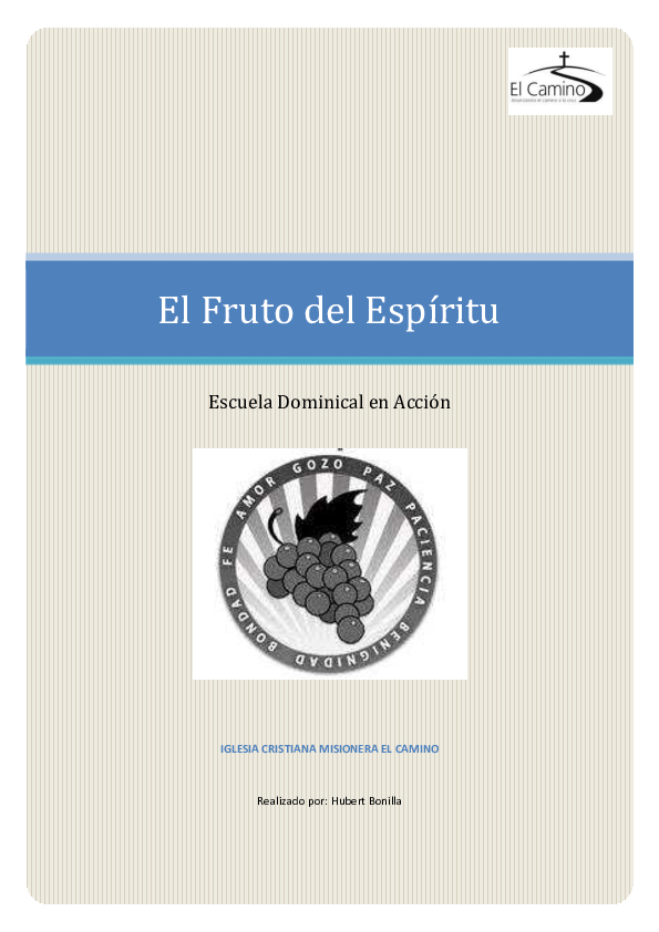 (PDF) El Fruto del Espíritu