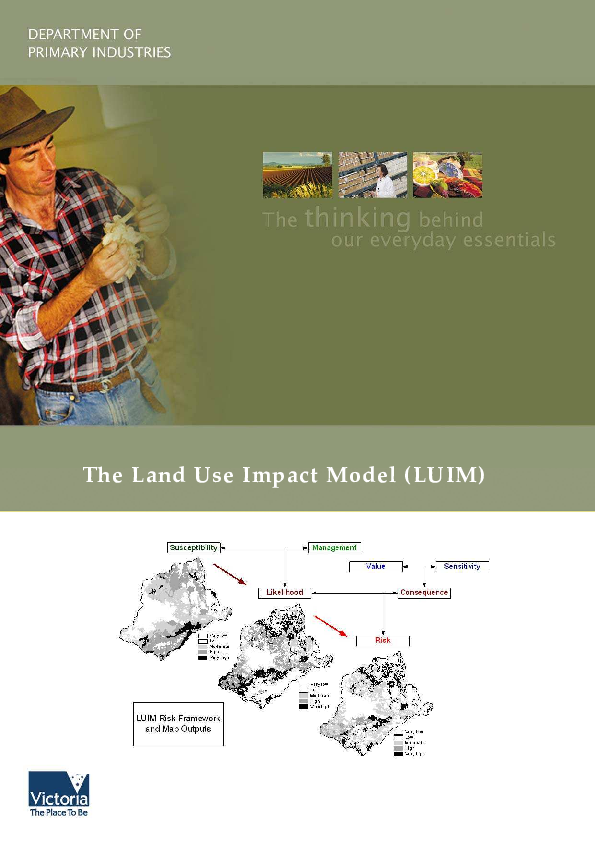 (PDF) The Land Use Impact Model (LUIM)
