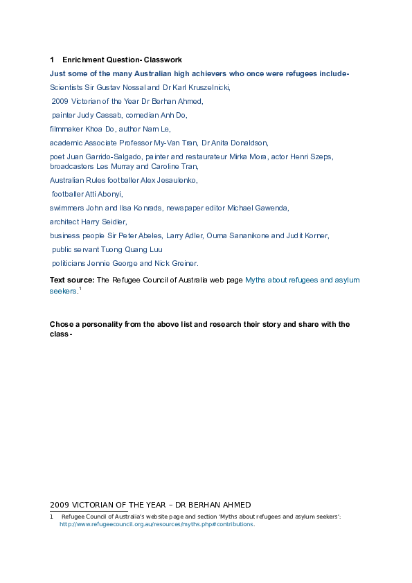 (DOC) Famous refugees