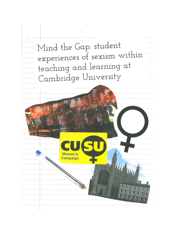 (PDF) Mind the Gap: gender, sexism, and attainment at Cambridge University.