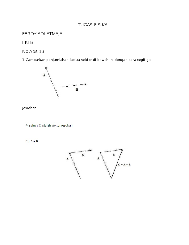 (DOC) TUGAS FISIKA besaran vektor