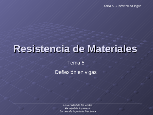 (PDF) Resistencia de Materiales Tema 5