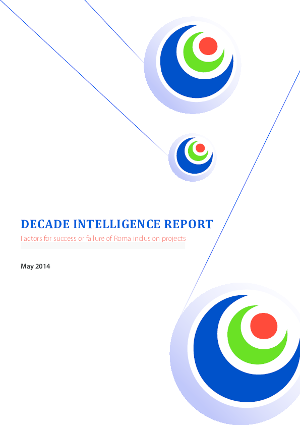 (PDF) DECADE INTELLIGENCE REPORT - Factors for success or failure of Roma inclusion projects