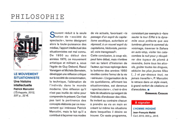 (PDF) Review of : Le mouvement situationniste. Une histoire ...