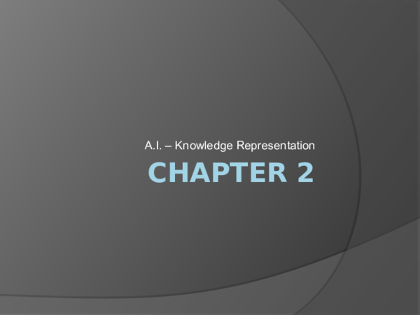 (PPT) Knowledgerepresentation