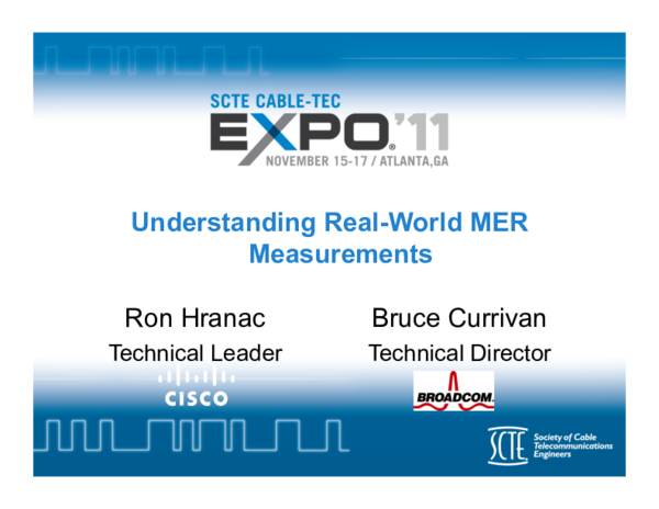 (PDF) Understanding Real-World MER Measurements