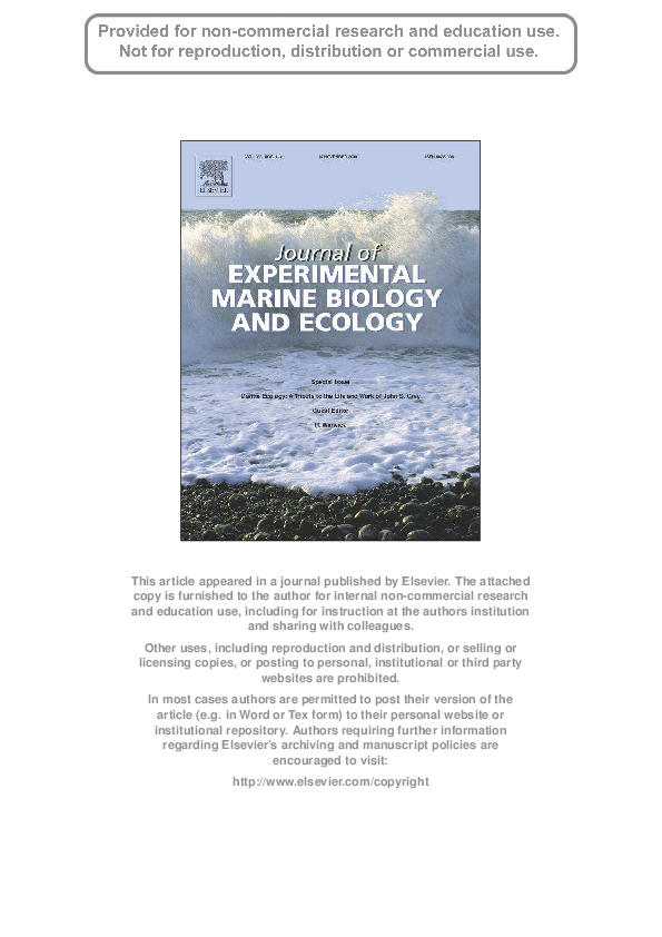 (PDF) Species diversity in the soft-bottom intertidal zone: Biogenic ...