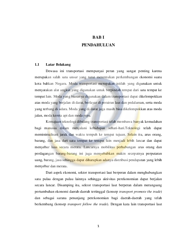 (PDF) PENDAHULUAN 1.1