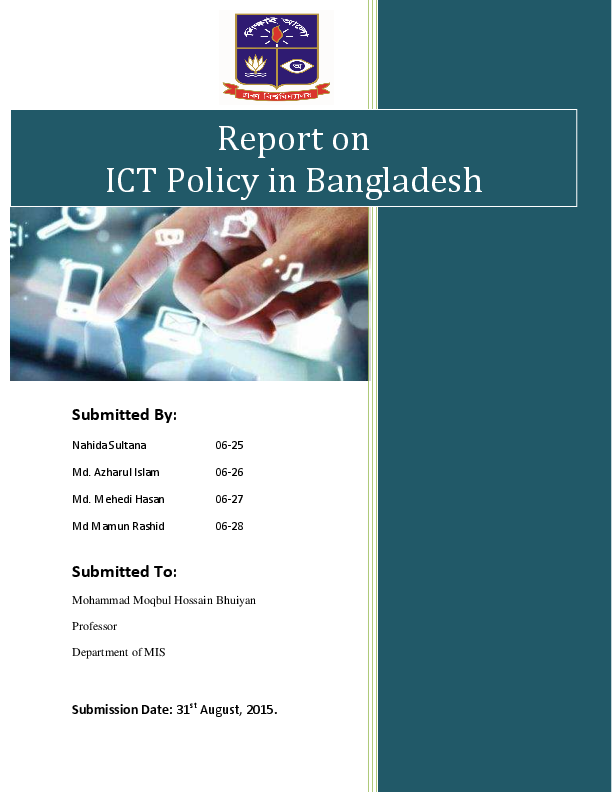 (PDF) ICT Policy of BD