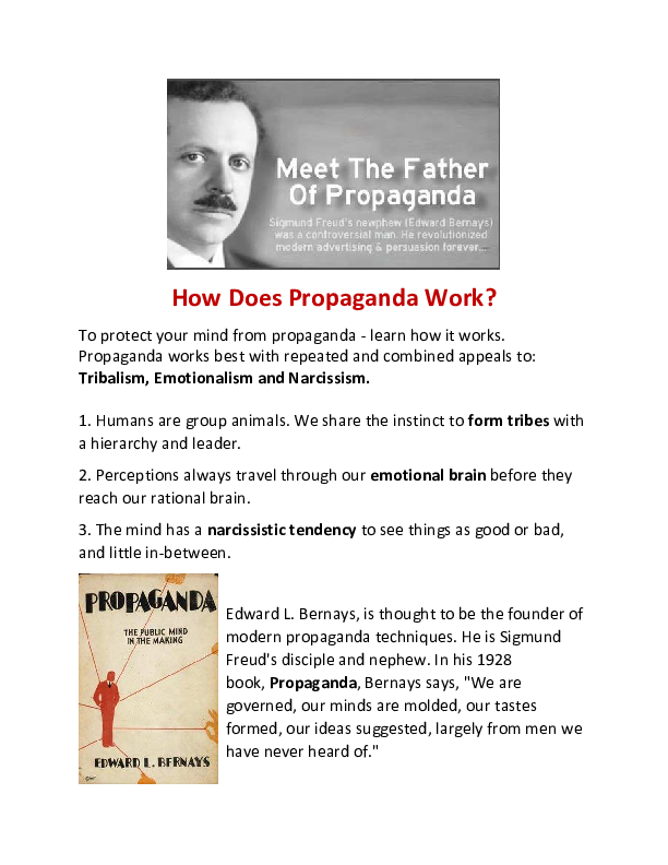 (PDF) How Does Propaganda Work?