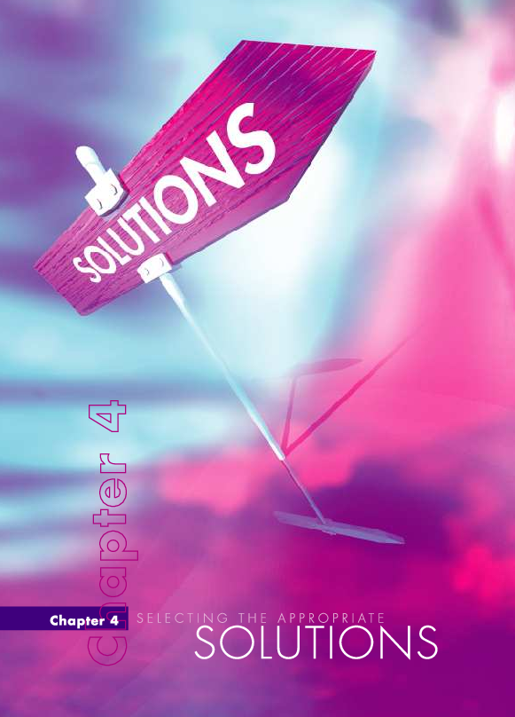 (PDF) Chapter 4 SELECTING THE APPROPRIATE SOLUTIONS