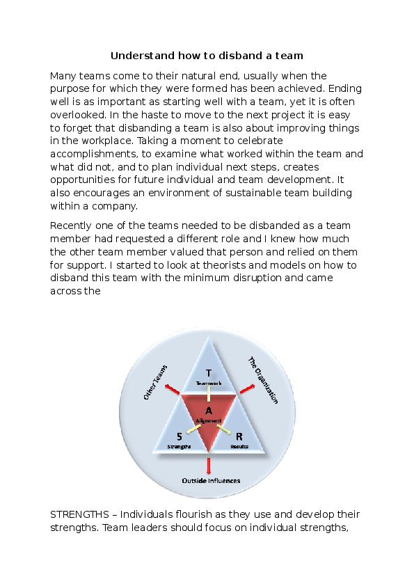 (DOC) Understand how to disband a team