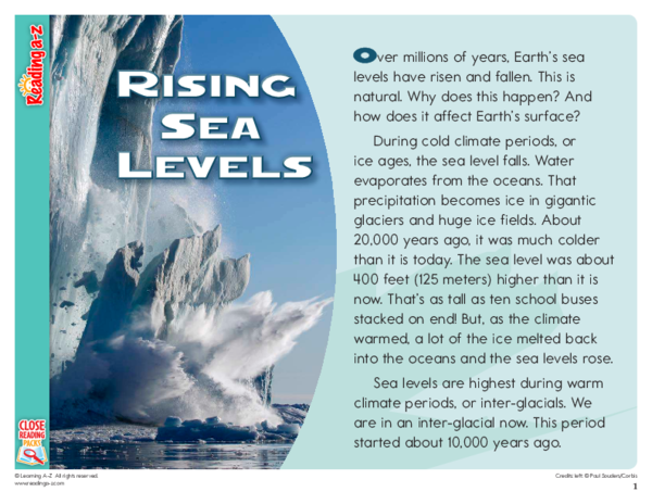 (PDF) Rising Sea Levels Rising Sea Levels