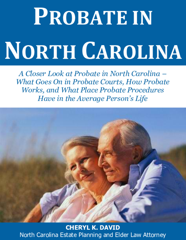 (PDF) Probate in North Carolina