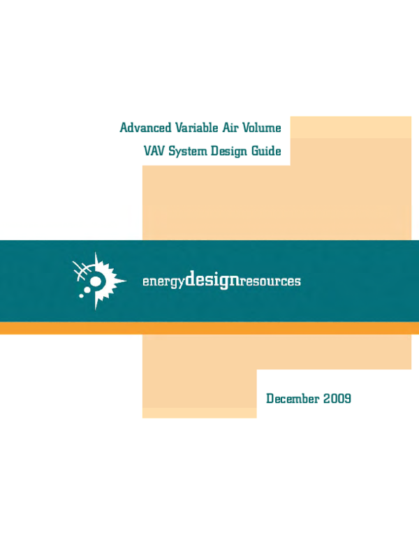 (PDF) EDR Design Guidelines VAV